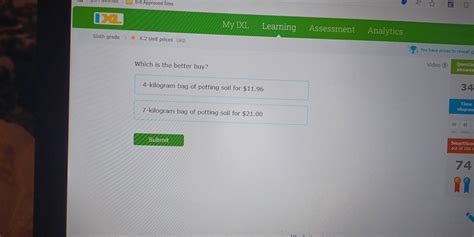 solved 6 8 approved sites a n my ixl learning assessment analytics