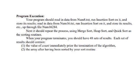 Solved Part One Introduction Sorting Routines Are Among The