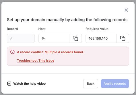 Troubleshooting Guide Connecting Your Domain Venderflow Knowledgebase
