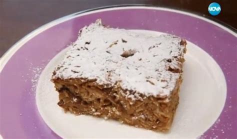 Рецепта за млечна баница с юфка и кокос кулинарно бг