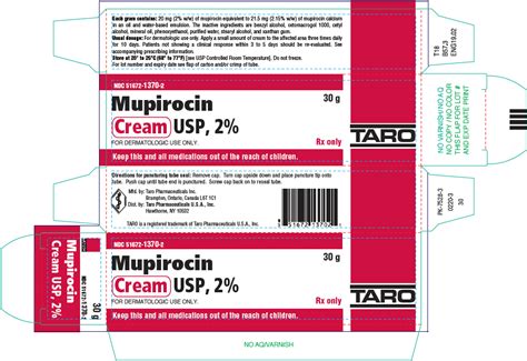 Dailymed Mupirocin Mupirocin Calcium Cream