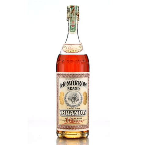 A R Morrow Brand California Brandy 1937 Whisky Whisky Auctioneer