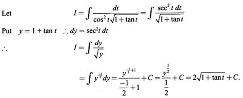 Indefinite Integral Worked Examples Exercise With Answers Integral