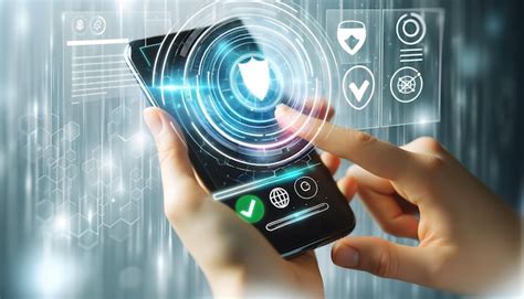 Premium Photo Advanced Mobile Security Interface Technology