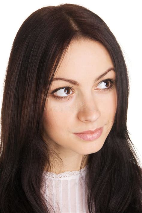 Beautiful Brunette Lady Stock Image Image Of Elegance 13419635