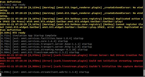 Create Crashes When Enabling Webrtc Streaming Samples And Examples Nvidia Developer Forums
