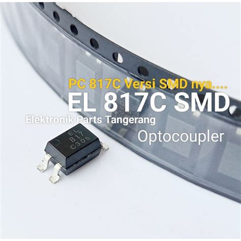Jual El 817c Smd Micro Optocoupler Sop 4 Pc 817c Smd Ic Transistor