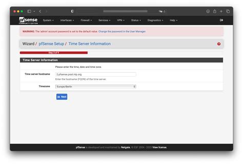 Configure Pfsense