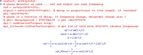 Rf Generating Dc Signal Using A Phase Detector Electrical