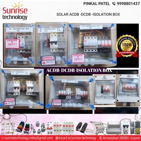 24 Single Door Solar Acdb Dcdb Set Tpn At Rs 5780 In Ahmedabad Id