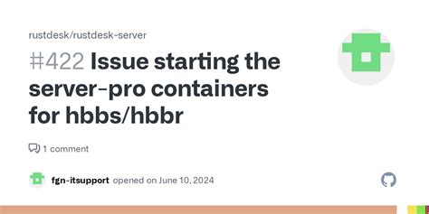 Issue Starting The Server Pro Containers For Hbbshbbr · Issue 422
