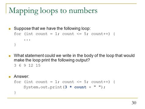 the for loop ppt download