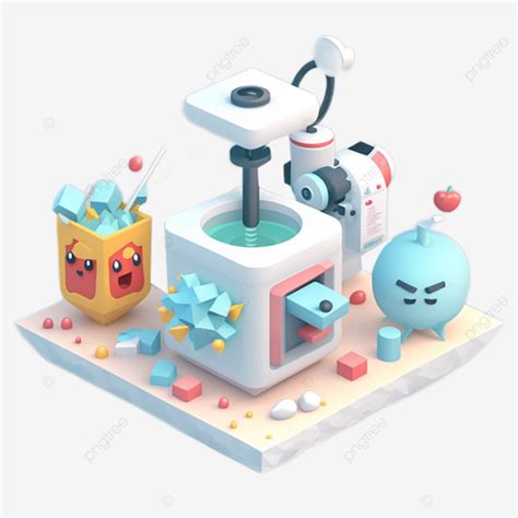 Three Dimensional Model Of Experimental Equipment Experiment Equipment Three Dimensional Model