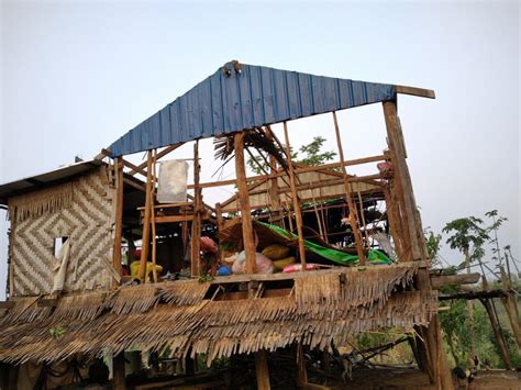 ပေါက်ခေါင်းမြို့နယ်တွင် လေပြင်းတိုက်ခတ်မှုကြောင့် ဘုန်းတော်ကြီးကျောင်း ၂ ကျောင်း၊ နေအိမ် ၁၃ လုံး