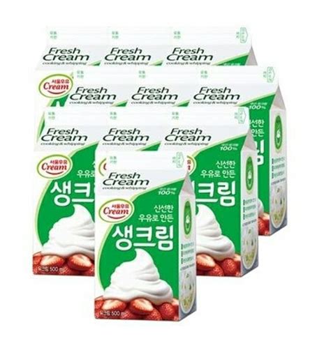 서울우유 신선한 우유로 만든 생크림 500ml 10개 티몬