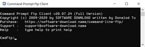 Command Prompt Ftp Client Download And Review