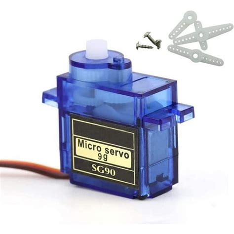 Treedix 3pcs Sg90 9g Servo Motor Kit Compatible With Rc Robot Arm