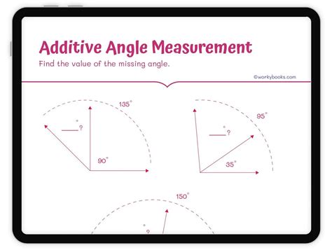 Additive Angle Measurement Worksheet 4 Md C 7 Workybooks Worksheets Library