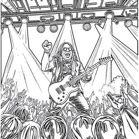 Best Ozzy Osbourne Coloring Pages Free Printable Pdf