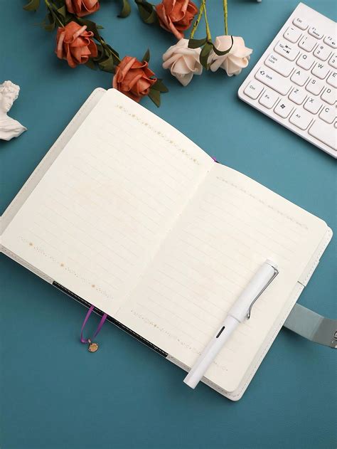 A5 300 Pages 2023 Notebook Vintage Password Book With Lock Diary Loose Leaf Binder Thickened