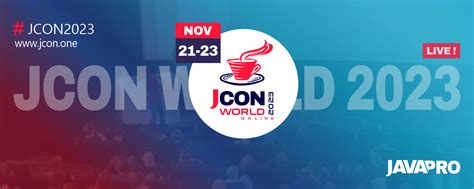 Jcon World Online 2023 From November 21 To 23