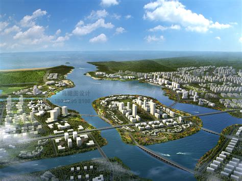 城市规划鸟瞰图作品 起飞设计 站酷zcool