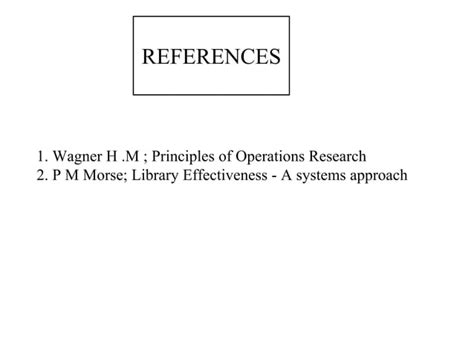 Application Of Queuing Theory To Libraries And Information Centres Ppt