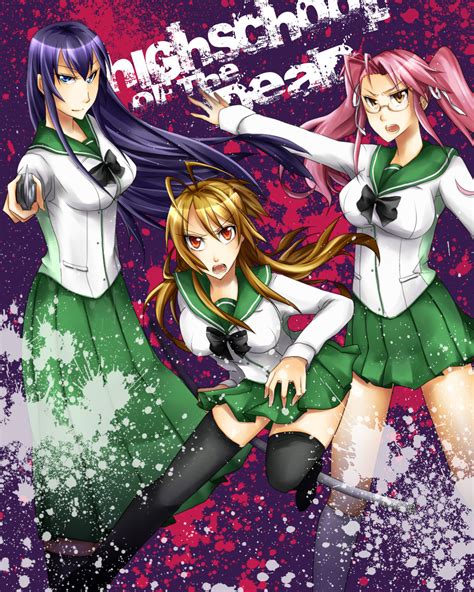 All The Major ‚highschool Of The Dead‘ Character Names Sgeiz