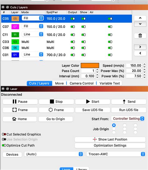 Laser Not Firing During Cutting Engraving Process Os Specific Lightburn Software Forum
