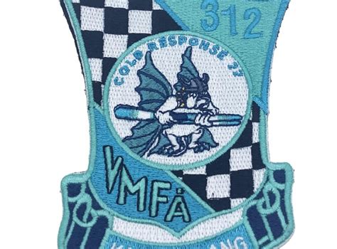 Vmfa 312 Cold Response 2022 Patch Plastic Backing Squadron Nostalgia