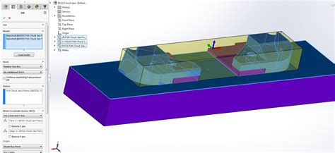 setting up wcs in assembly with multiple parts and fixture autodesk