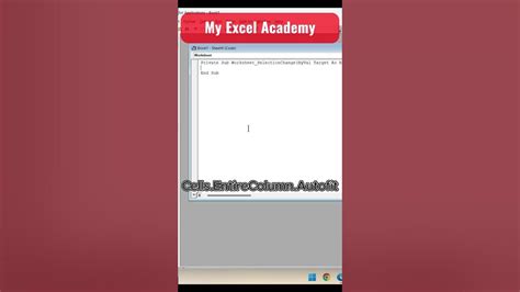 How To Adjust Column Widths Automatically In Excel Trendingshorts