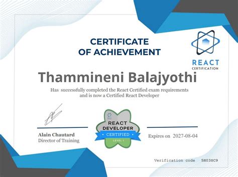 react certification on linkedin reactcertification reactjs
