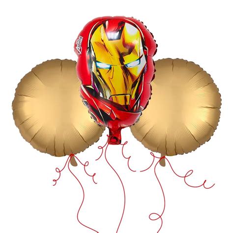 Bakerdays Iron Man Balloon Bouquet From Bakerdays
