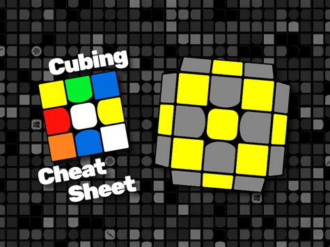 My Look Ollpll Cheat Sheet Rcubers 52 Off
