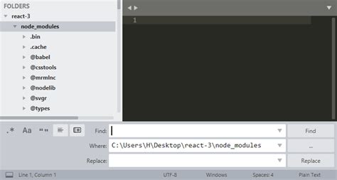 I Used Sublime For A Long Time But I Dont Know How To Search For Folders Technical Support