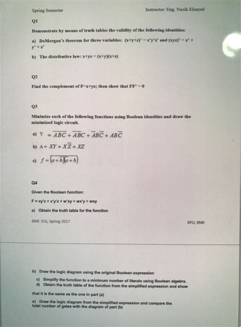Solved Demonstrate By Means Of Truth Tables The Validity Of Chegg