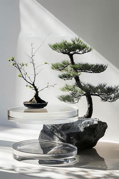 Premium Photo Arrowhead Shaped Plexiglass Product Stand With Matte