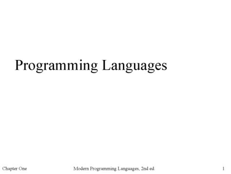 modern programming languages a practical introduction 2nd ed slides