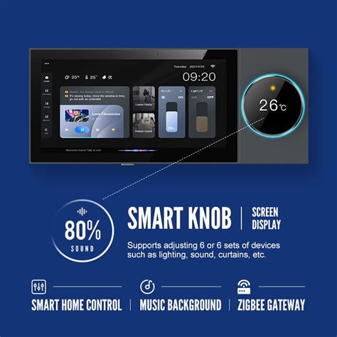 6 Inch Wifi Smart House Control Panel Zigbee Gateway Intelligent