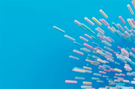 무작위 큐브 요소가있는 다채로운 추상 기하학적 3d 배경 색상의 파란색 팔레트 고급 추상적 인 배경 수평 크기 3d 렌더링 그림 3차원 형태에 대한 스톡 사진 및 기타