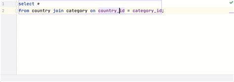 Foreign Keys Datagrip
