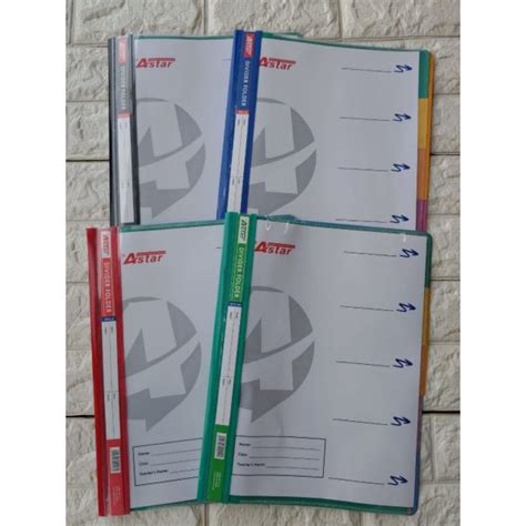 Astar Divider Folder Paper Fasterner Rp13 File Organizer Fail Shopee Malaysia