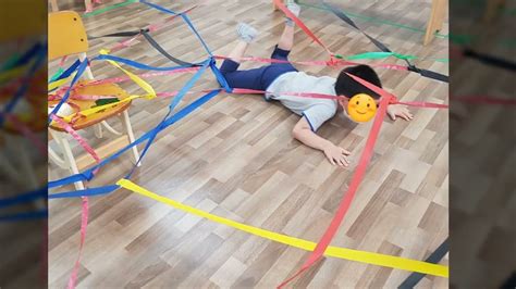 유치원 거미줄놀이 Youtube