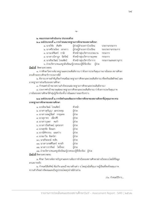 Sar โรงเรียนปางศิลาทองศึกษา ปีการศึกษา2562 ปรับขนาด 2 ปางศิลาทอง ศึกษา Wan 1 2 3 หน้า