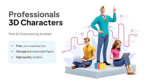 Free 3d Business Illustrations For Figma Unique Visual Assets For