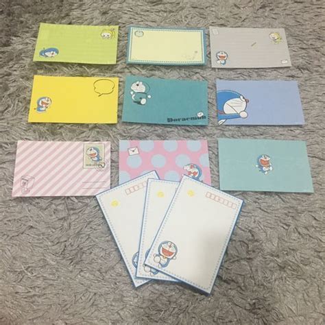 Price Reduced Doraemon Letter Set In Metal Box Import From Japan