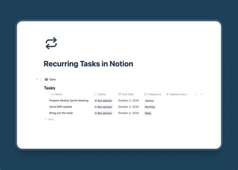 How To Create Recurring Tasks In Notion Step By Step Tutorial