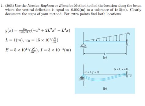 Solved Use The Newton Raphson Or Bisection Method Chegg