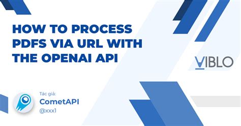 How To Process Pdfs Via Url With The Openai Api